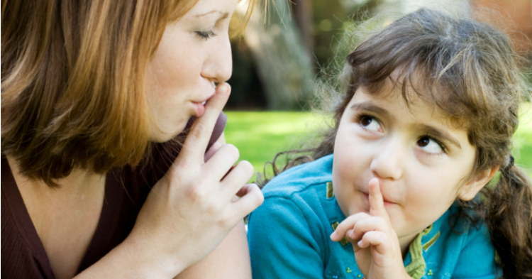 Sometimes, keeping secrets from kids is a good thing.